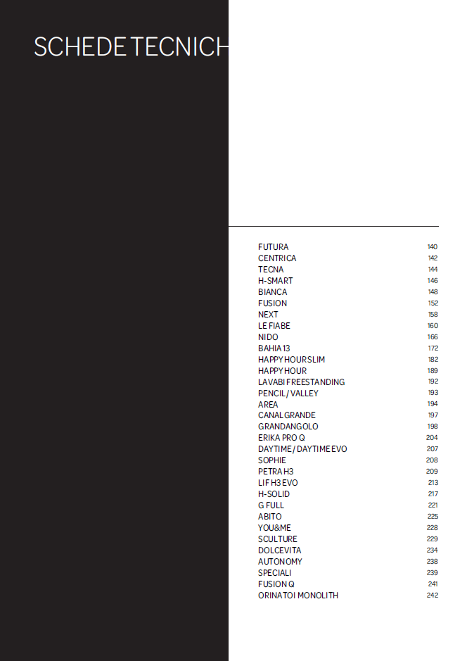 Schede tecniche Hatria 2024 - BGB | Bergamo